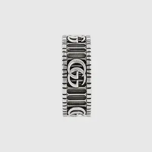 Gucci Double G Sterling Silver Ring