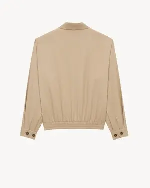 Saint Laurent Zip-up Short Jacket