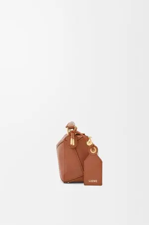 Loewe Mini Featherlight Puzzle Bag - Walnut