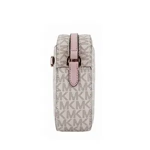 Michael Kors Monogram Crossbody Bag With Chain Strap