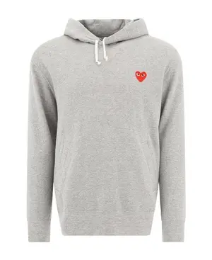 Play Comme Des Garcon Logo Sweater - Gray