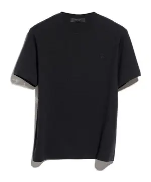 Gucci Knit Silk Cotton T-shirt With Embroidery
