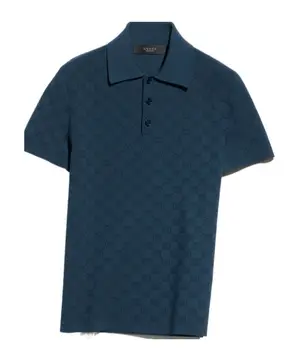 Gucci Technical Gg Jacquard Fabric Polo Shirt