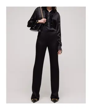 Gucci Crêpe Satin Wide Leg Pants