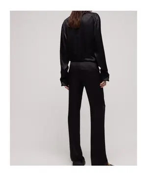Gucci Crêpe Satin Wide Leg Pants