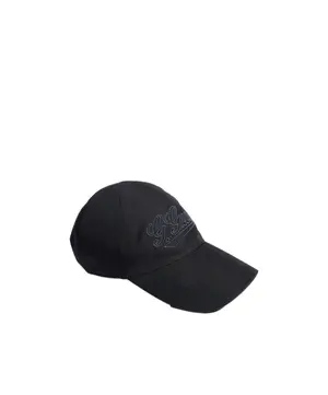 Gucci Cotton Baseball Hat With Embroidery - Black