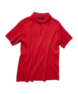 Gucci Knit Silk Cotton Polo Shirt