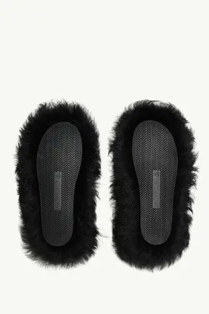 Moncler Snug Shearling Flats