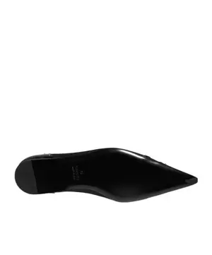 Gucci Point-toe Studded Loafers - Black