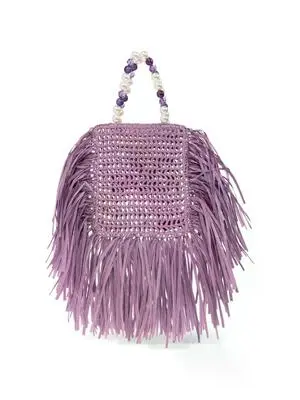 Kurt Geiger Mini Fringed Tote Bag