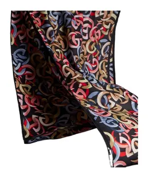 Gucci Double G Cotton Silk Jacquard Stole