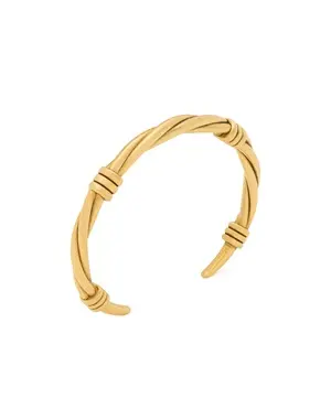 Saint Laurent Twist Cuff - Yellow