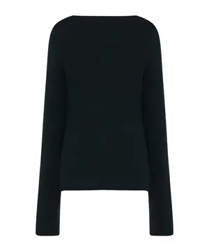 THE ROW Long-sleeved Knitwear With Crochet Piping
