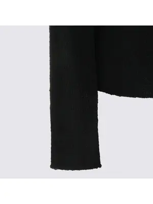 THE ROW Long-sleeved Knitwear With Crochet Piping