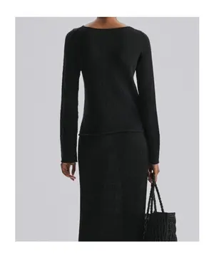 THE ROW Long-sleeved Knitwear With Crochet Piping