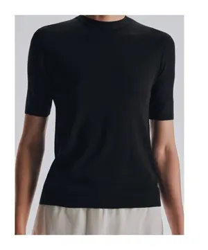 THE ROW Ozzi Short-sleeve Top