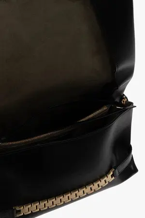 Victoria Beckham Chain Detail Foldover Shoulder Bag