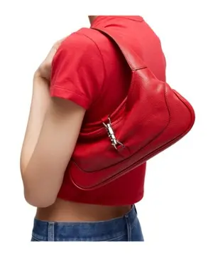 Gucci Jackie Slim Medium Shoulder Bag - Red