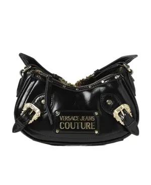 Versace Studded Shoulder Bag - Black