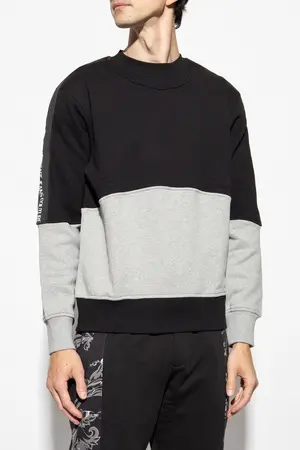 Versace Two-tone Crewneck Sweatshirt