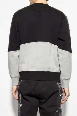 Versace Two-tone Crewneck Sweatshirt