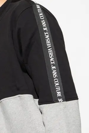 Versace Two-tone Crewneck Sweatshirt