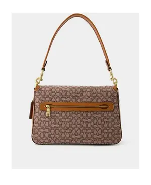 COACH Tabby Monogram-jacquard Canvas Shoulder Bag
