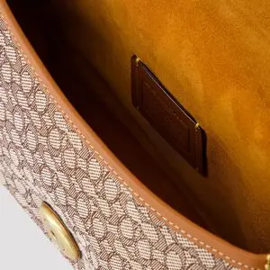 COACH Tabby Monogram-jacquard Canvas Shoulder Bag
