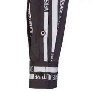 Versace Logo Long-sleeved Shirt