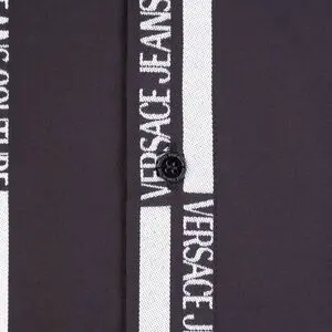 Versace Logo Long-sleeved Shirt