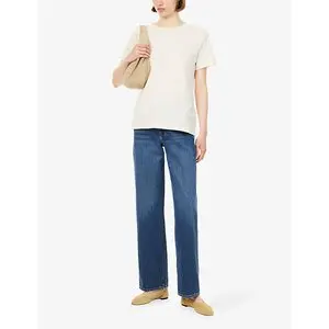 7 For All Mankind Stovepipe Straight-leg Denim Jeans - Seaside