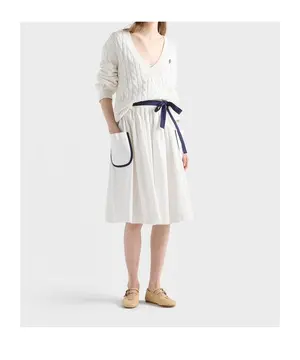 Prada Slubbed Toile Skirt