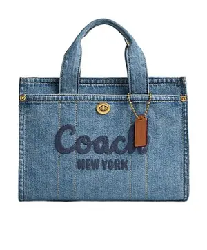 COACH Logo Embroidered Tote Bag