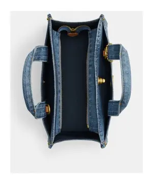 COACH Logo Embroidered Tote Bag