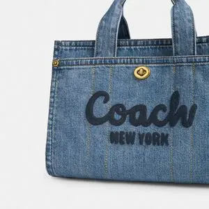 COACH Logo Embroidered Tote Bag