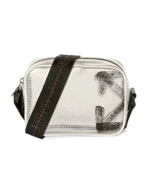 Off-White Heritage Zip-up Camera Bag - Clear/black