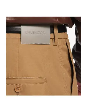 Balenciaga Wide Leg Chino Trousers