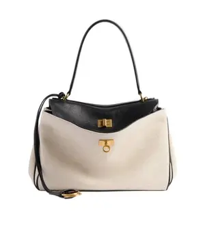 Balenciaga Rodeo Handbag Small - Beige/black