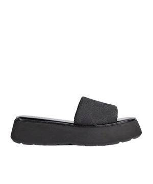 Gucci Flatform Slide Sandals - Black