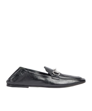 Gucci Jordaan Soft Loafers With Horsebit Detail - Black