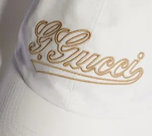 Gucci Cotton Baseball Cap With Embroidery