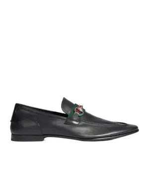 Gucci Como Loafers With Horsebit Detail - Black