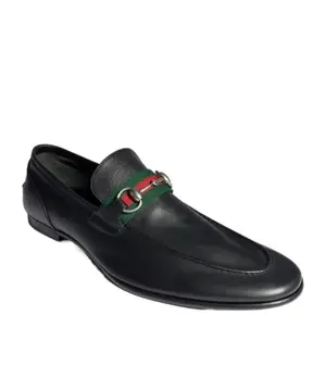 Gucci Como Loafers With Horsebit Detail - Black
