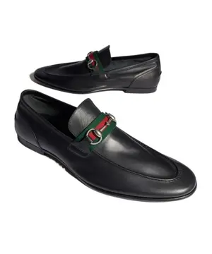 Gucci Como Loafers With Horsebit Detail - Black