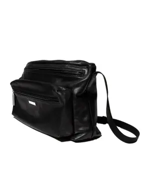 Gucci Leather Medium Crossbody Bag With Silver-toned Hardware