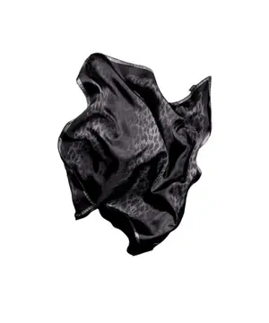 Gucci Printed Silk Twill Carré Black