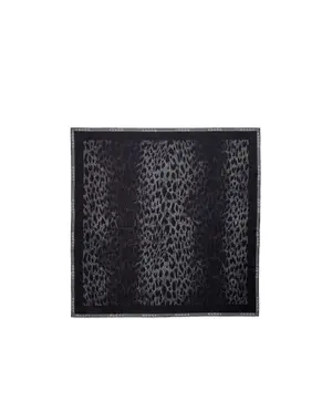 Gucci Printed Silk Twill Carr - Black