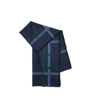 Gucci Tartan Cashmere Jacquard Stole