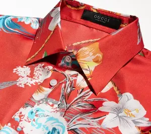 Gucci Printed Silk Twill Shirt - Multi-color