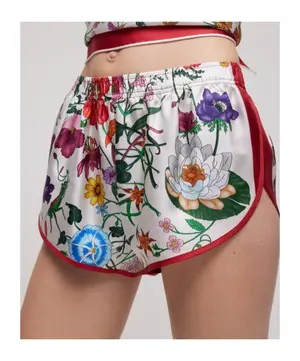 Gucci Printed Silk Shorts